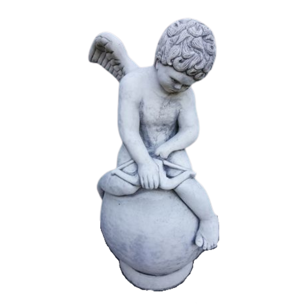 Angel On Ball Statue