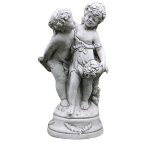 Children Embracing Statue
