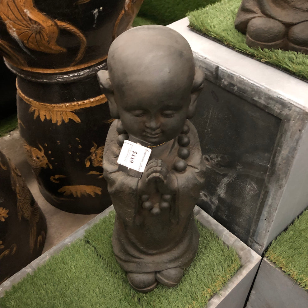 Monk Praying Statue