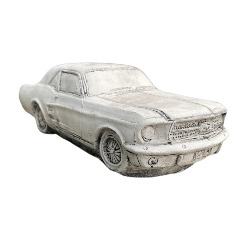 65 Ford Mustang Car Statue
