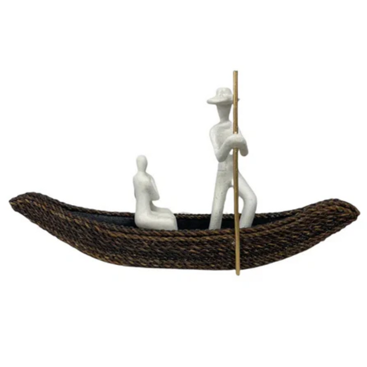 Small Gondola Rattan Statue