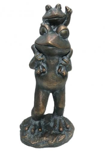 Piggyback Frog Statue - Fountains Galore