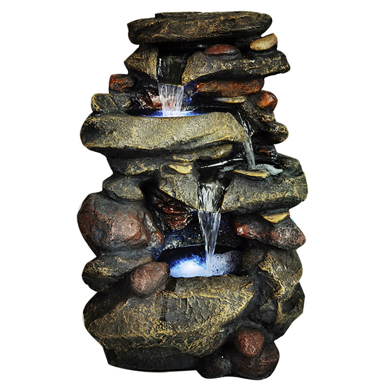 Stacked Riverstone Fountain